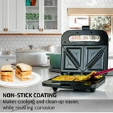 Sandwich Maker with Non-Stick Plates, Indicator Lights, Cool Touch ...