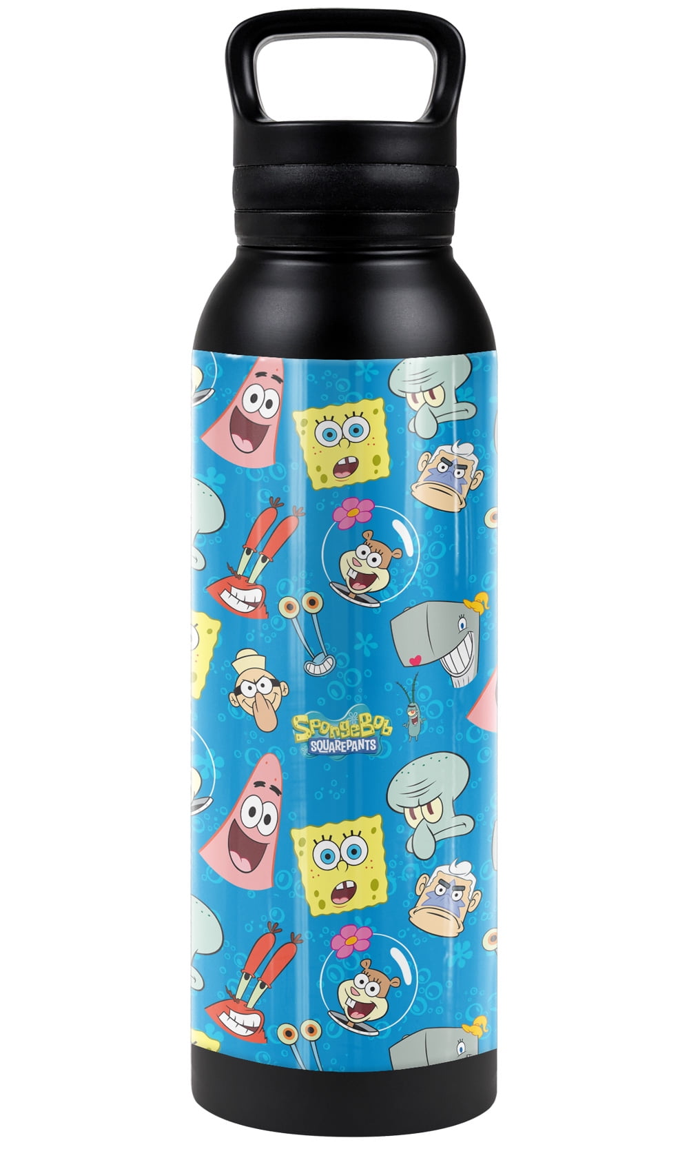 Spongebob Official Head Pattern 24 oz Insulated Canteen Water Bottle ...