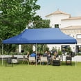 Costway Large 10 x 20 FT Sturdy Pop-Up Outdoor Canopy, UPF50+ Sun ...