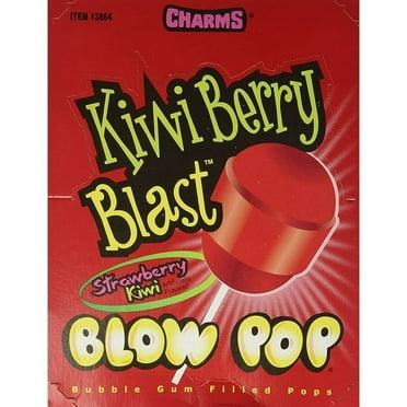 Charms Candy - Blue Razz Berry Blow Pop Lollipops - Walmart.com