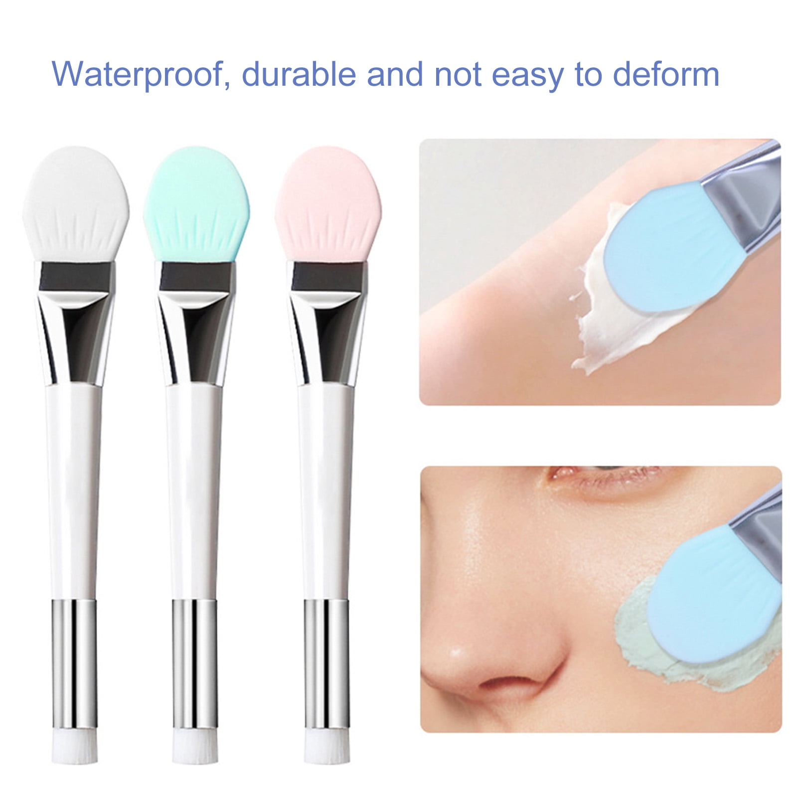 Hesroicy Beauty Facial Mud Applicator - Super Soft Double-Ended Design ...