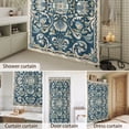 Bathroom Shower Curtain Retro Boho Pattern Waterproof Shower Curtains ...