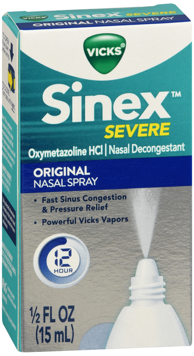 Vicks Sinex Severe Original Nasal Spray 0.5oz (15ml) EACH - Walmart.com