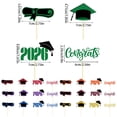 16 PCS 2026 Graduation Theme Cupcake Toppers, Class of 2026 Grad Cap ...
