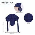Adjustable Scarf Hat Breathable Chefs Hat Kitchen Kerchief Hat Headwear ...
