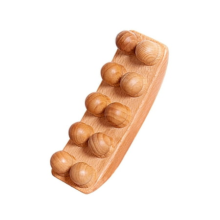 Wood Massage Roller Stick 10 Ball Tool for Legs Thigh A | Walmart Canada