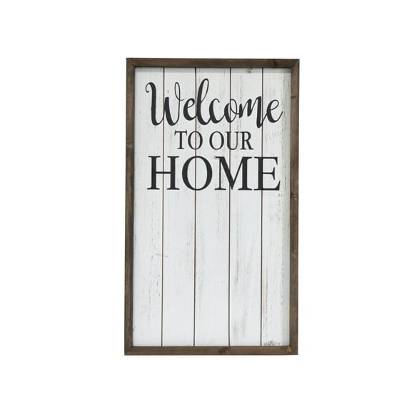 Welcome Home Sign Interchangeable O