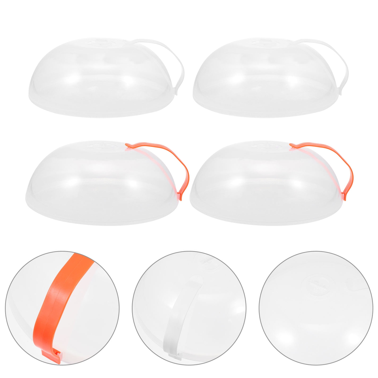 Click here for Kontonty 4pcs Splatter Guard Microwave Plastic For... prices