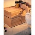 6-Drawer Art Supply Storage Box, Portable Beech Wood Organizer with ...