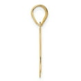 14K Solid Yellow Gold Number 67 Necklace Chain Pendant Charm with chain ...