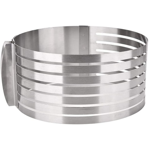 Stainless steel cake cutter cake pies bottom divider cutter adjustable ...