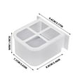 Meggemo Transparent Bird Food Box No Spill Bird Feeder with Water Tank ...