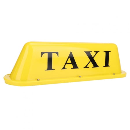 12V Waterproof Taxi Cab Roof Top Illuminated Sign Car Super Bright ...