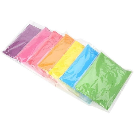 Holi Festival Color Powder Packets - 7 Colours in 100g Bags. 7 Colours ...