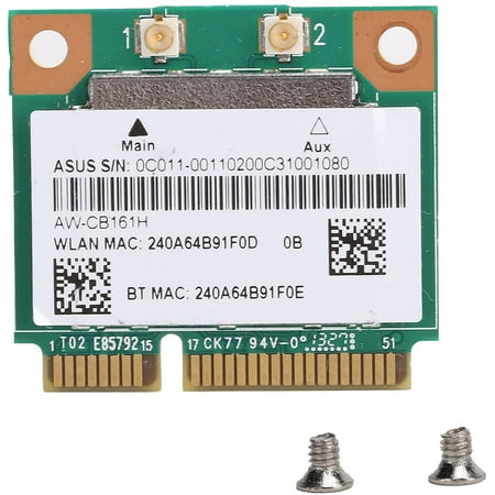 WiFi Card, 433Mbps Wireless Network Adapter, Mini PCI?E Dual Bnad ...