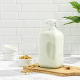 JoyJolt, Glass Milk Bottles, 63 oz, Set of 3 with Pourer and Caps ...