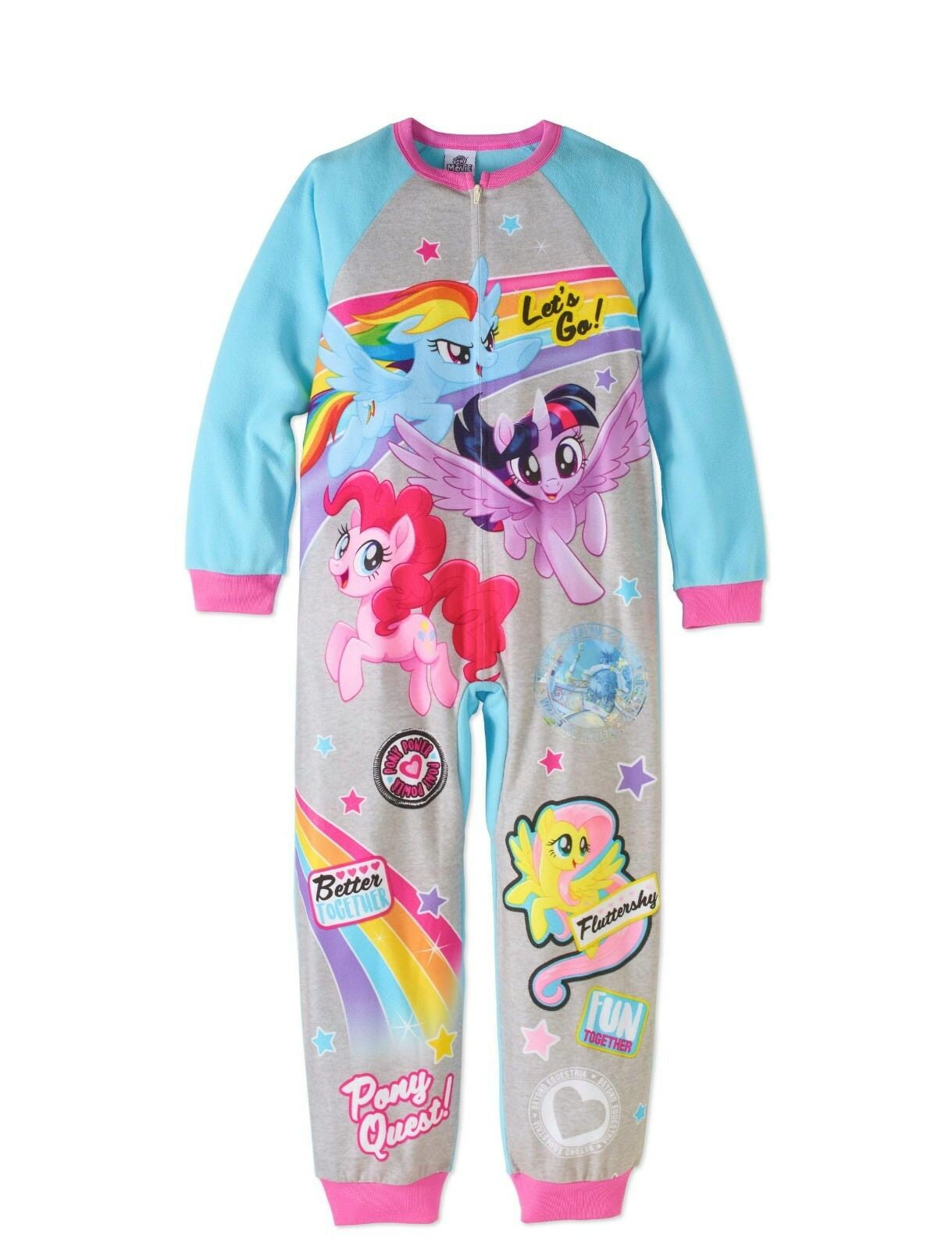 My Little Pony Blanket Sleeper Pajama Girl Size 4/5 - Walmart.com