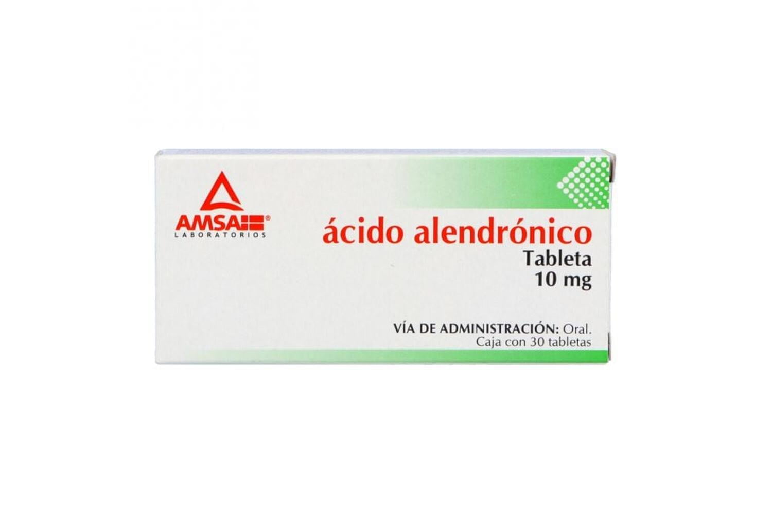 Ácido Alendrónico 10 mg Caja Con 30 Tabletas Pisa GEL | Walmart en línea