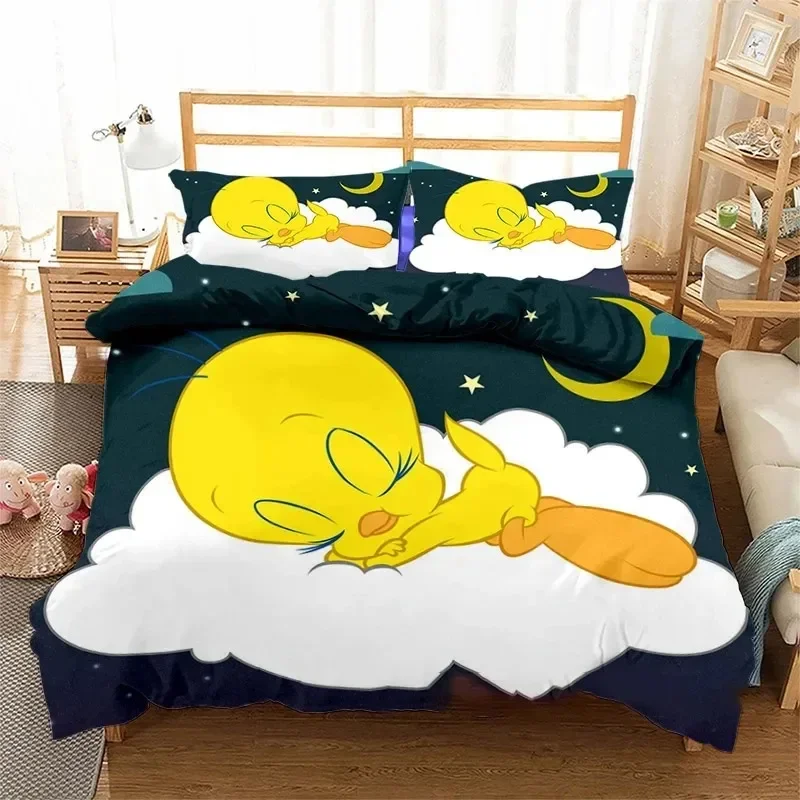 Click here for Yingd Ed Tweetys Bird Bedding Set Duvet Cover Bed... prices