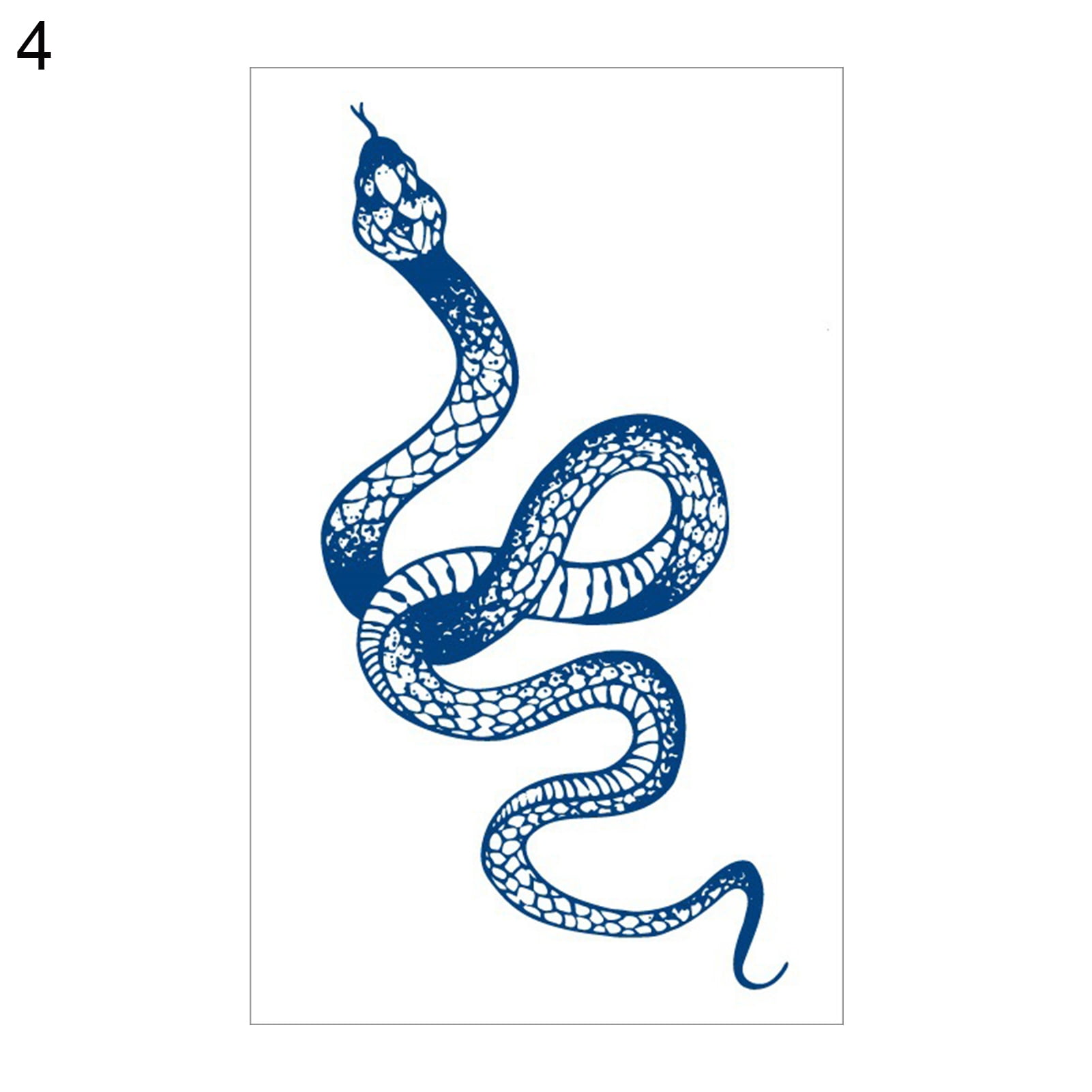 Snake Skin Patch Tattoo