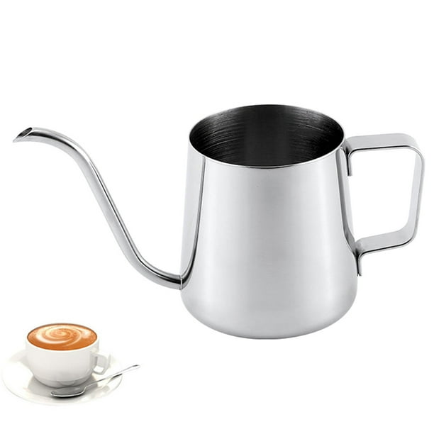 Oubit Stainless Steel Teapot,350ml Long Narrow Spout Small Kettle Long ...