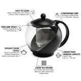 Primula Half Moon Borosilicate Glass Teapot, Hot Tea Safe Set with ...