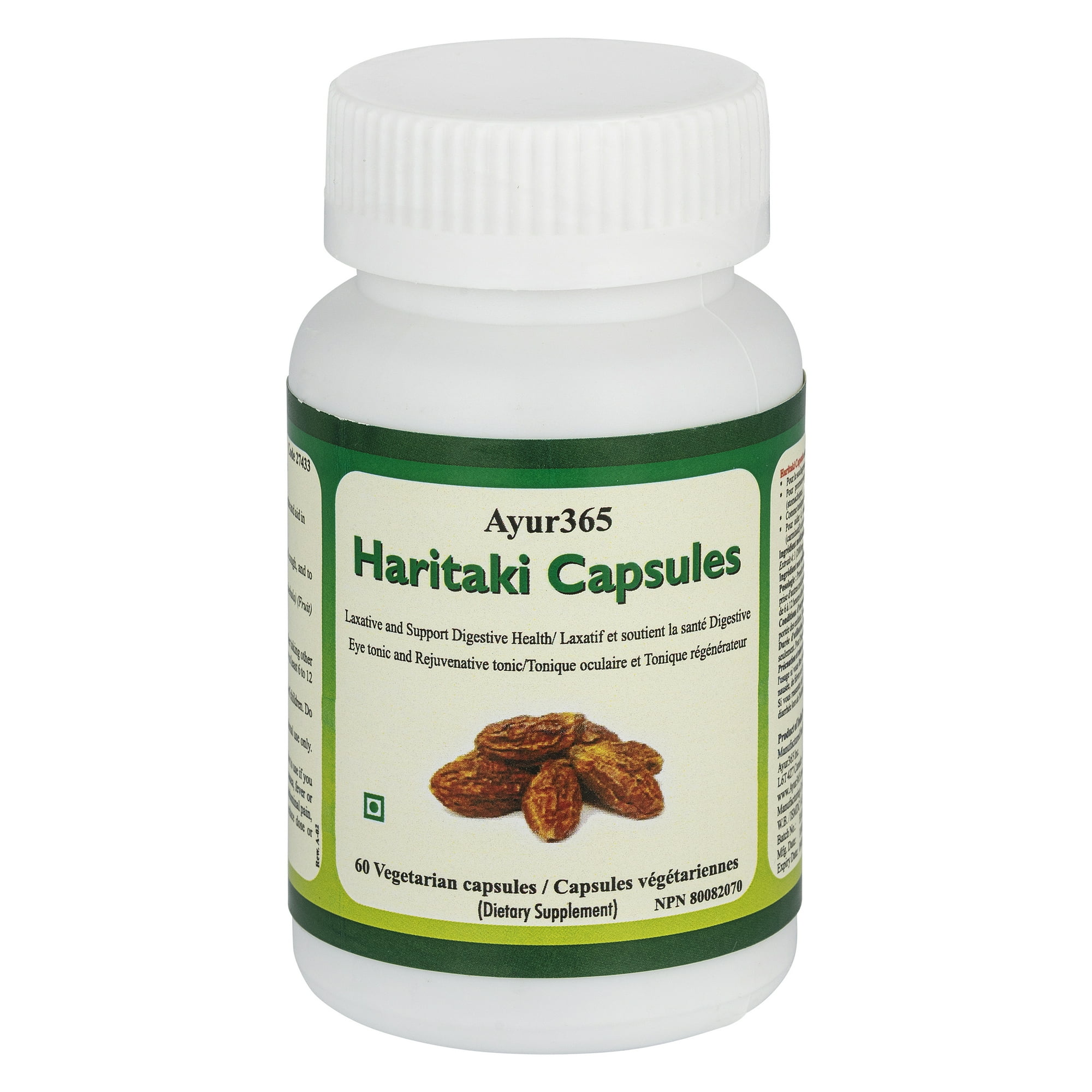 Click here for Ayur365 Haritaki Capsules 60 Count 60 Ct prices