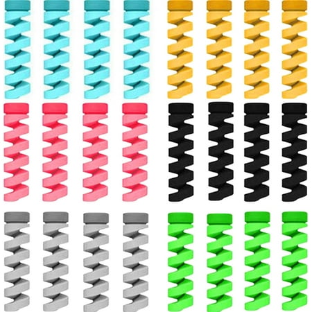 Charger Cable Saver Protectors, Silicone Cord Saver Cable Wire ...