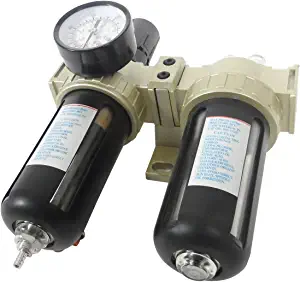 Professional Grade Air Line Filter Regulator and Lubricator (Up to 150 ...