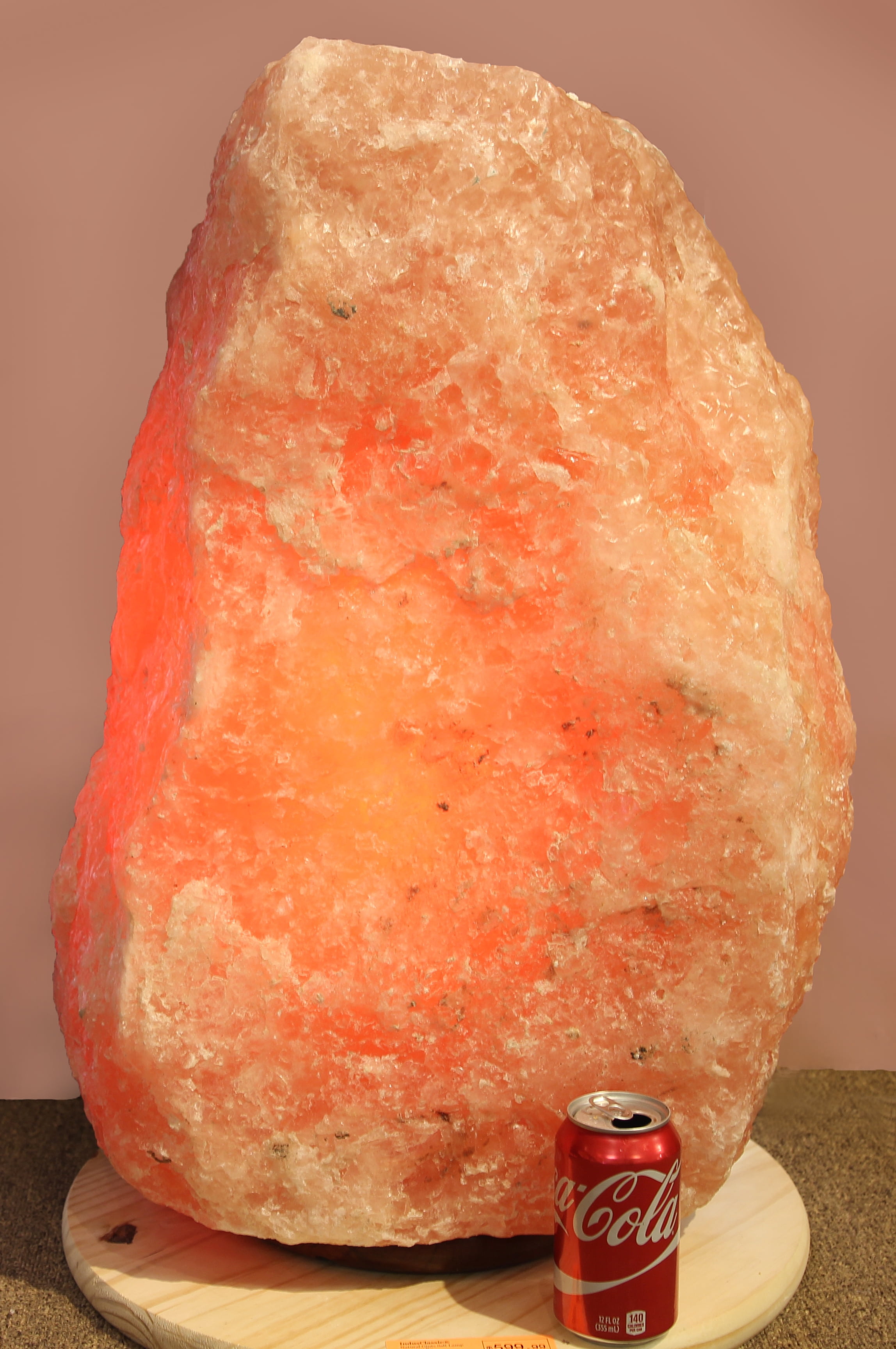 IndusClassic IC-Lg-10 Giant Natural Himalayan Crystal Rock Salt Lamp ...