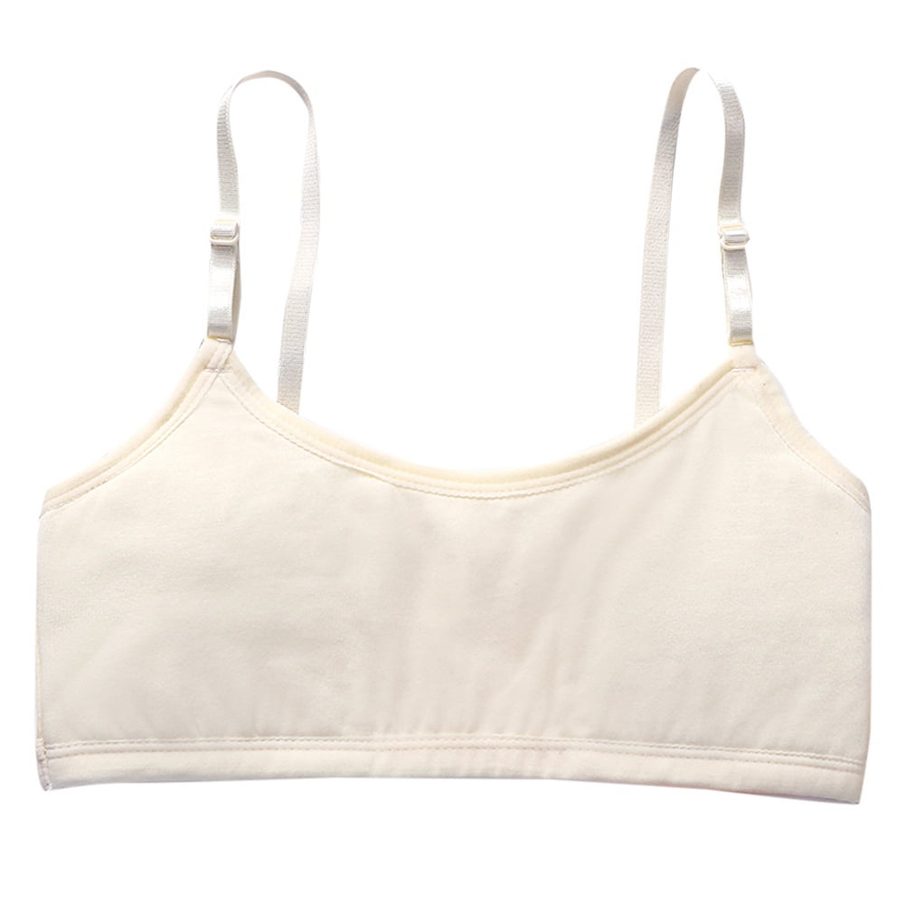 Puberty Girls Cotton Development Bra Adjustable Shoulder Strap Cami ...