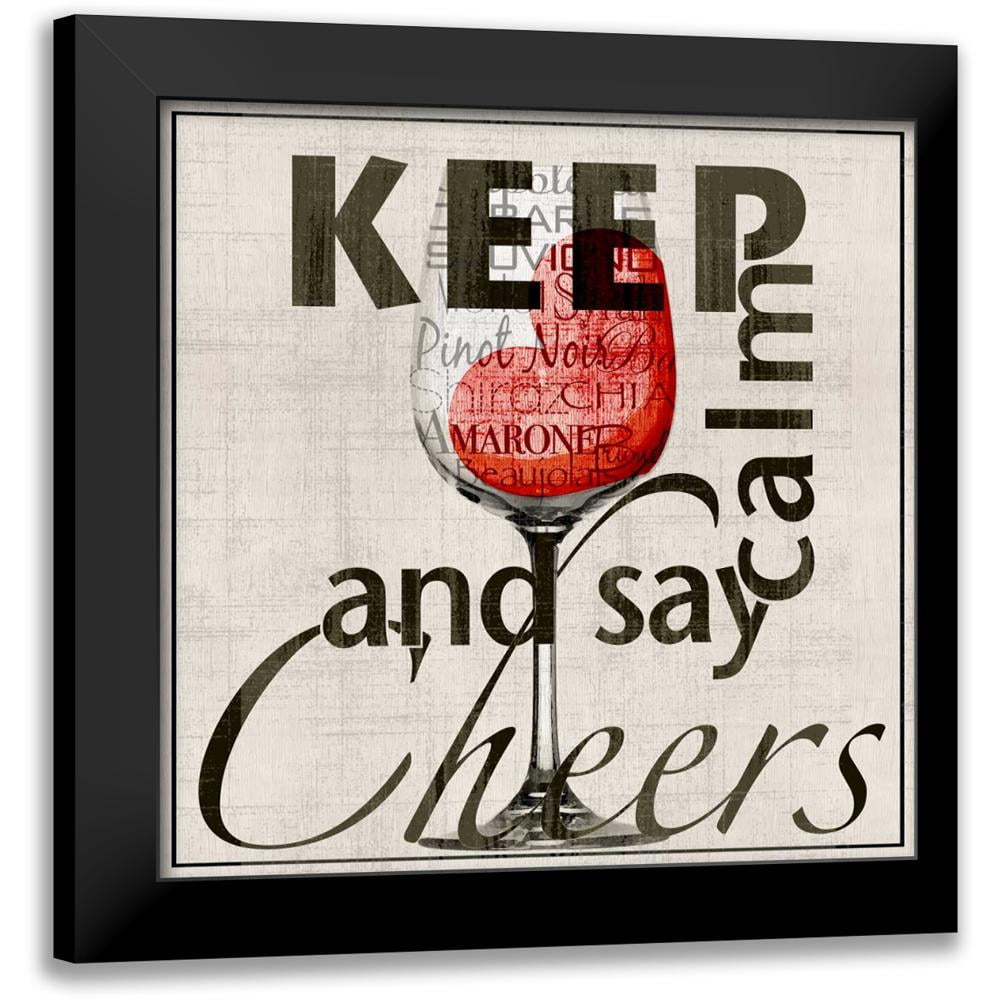 Wolk, Lisa 20x20 Black Modern Framed Museum Art Print Titled - Keep ...
