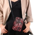 HELLHERO Spider Web Pattern Double Deck Shoulder Bags for Women, Casual ...