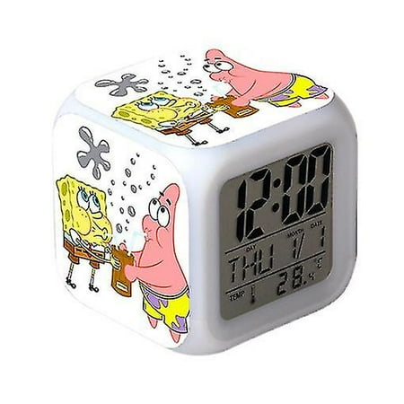 Spongebob Squarepants Alarm Clock Gift Colorful Alarm Clock Square ...