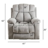 Prelife Ultra-Comfort Power Lift Recliner: Luxurious Elderly Big Man ...