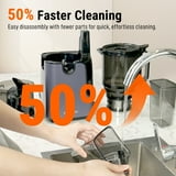 Ventray Cold Press Juicer, Juicer Machine with 5.1 Inch Feed Chute ...