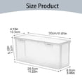 Clear Stackable Storage Bins with Lids,Plastic Transparent Storage Box ...