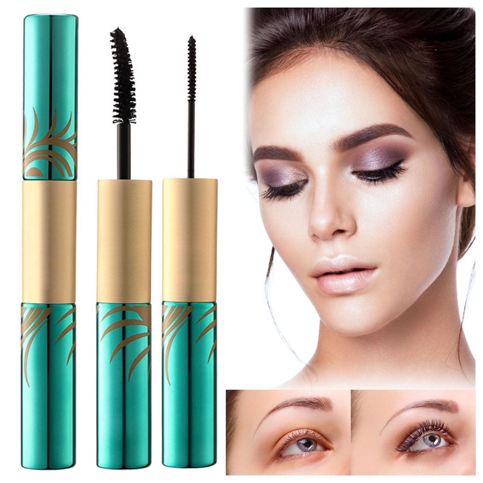 mascara Ultra Fin Écran Ouvert Double Embout mascara Fibre de Soie ...