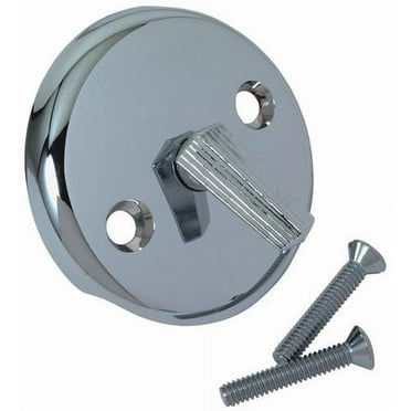 DANCO Tub/Shower Overflow Plate with Trip Lever for Tub Drains, Chrome ...