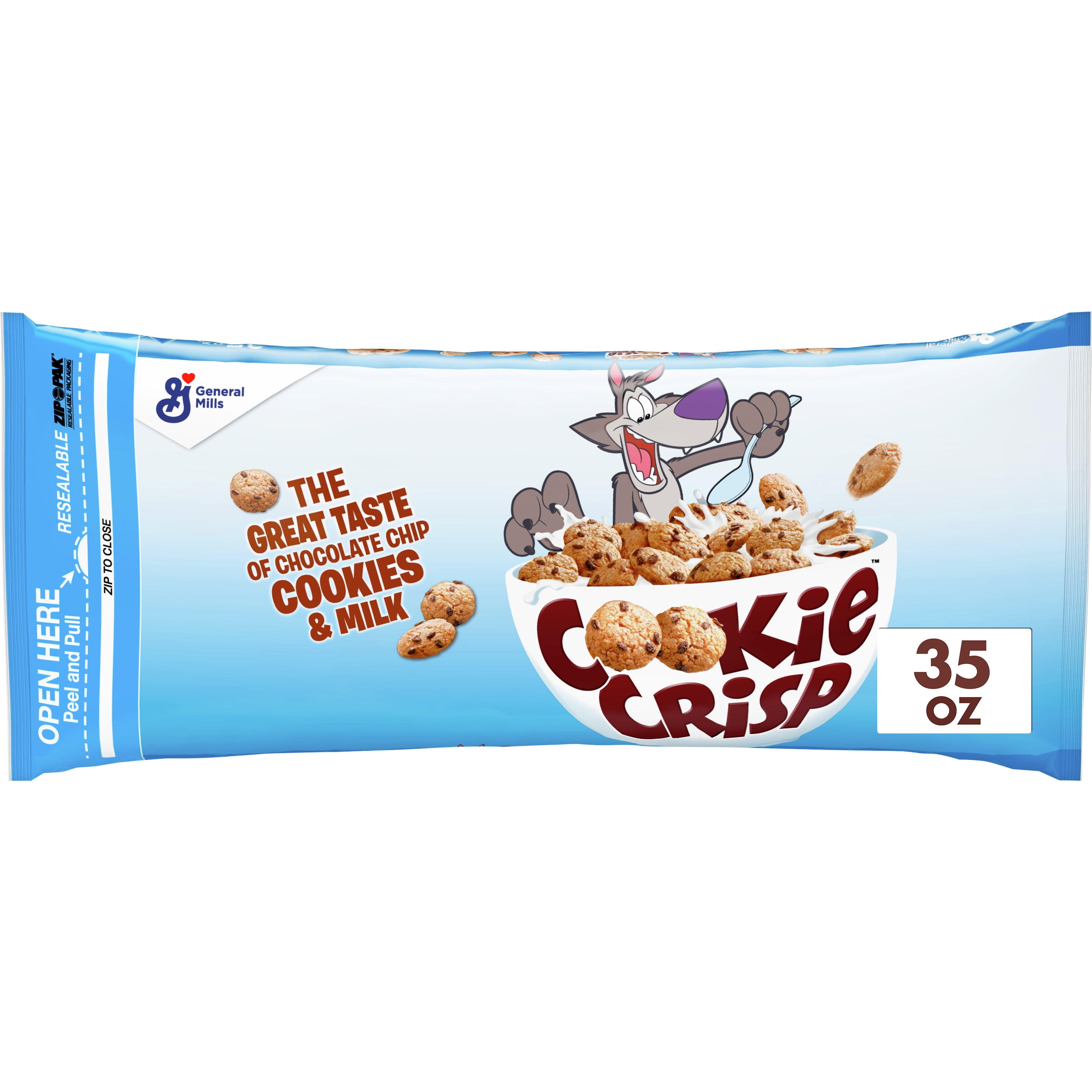 Cookie Crisp Cereal, Chocolate Chip Cookie, 35 oz - Walmart.com ... Cookie Crisp Cereal, Chocolate Chip Cookie, 35 oz - Walmart.com ...