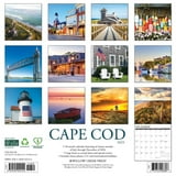 2025 Willow Creek Press Wall Calendar, 12" x 12" , Cape Cod, January ...