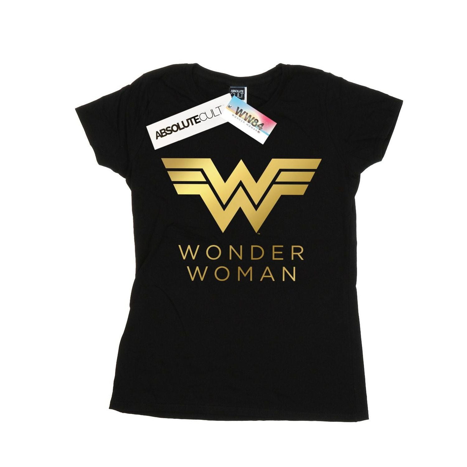 Click here for Dc Comics Womens Wonder Woman 84 Golden Logo Cotto... prices