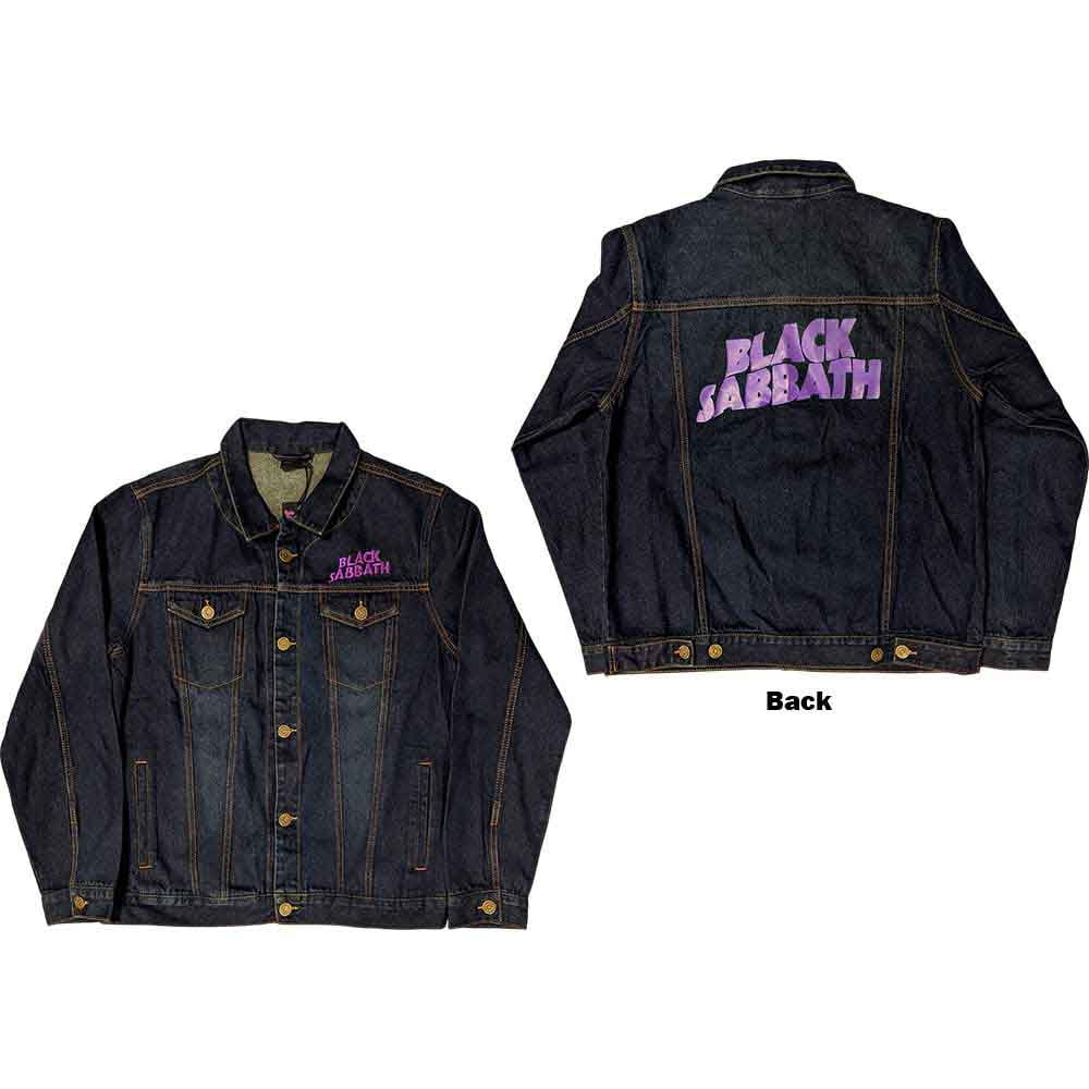 Click here for Rock Off Black Sabbath Unisex Denim Jacket Wavy Lo... prices