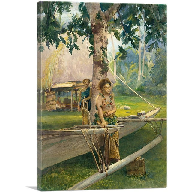 ARTCANVAS Virgin of Fagaloa Bay And Her Duenna Samoa Canvas Art Print ...