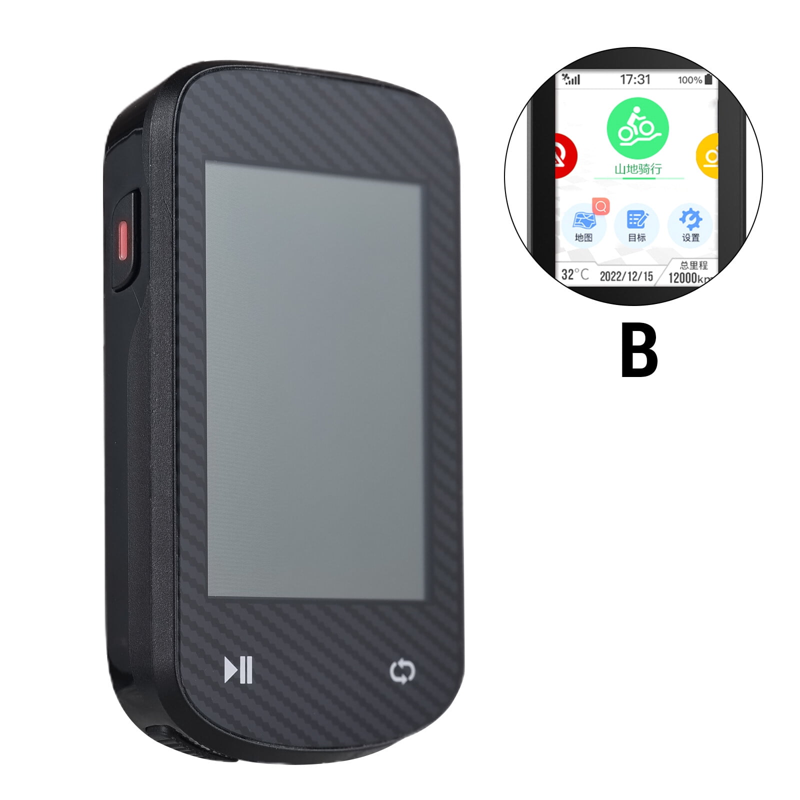 Ciclocomputador GPS Inalámbrico Impermeable Sensor GLONASS ANT+ y BT ...