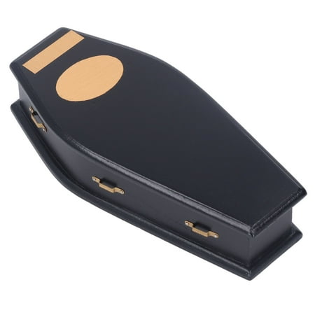 Miniature Wooden Coffin, Birch Mini Dollhouse Coffin 1:12 For DIY ...