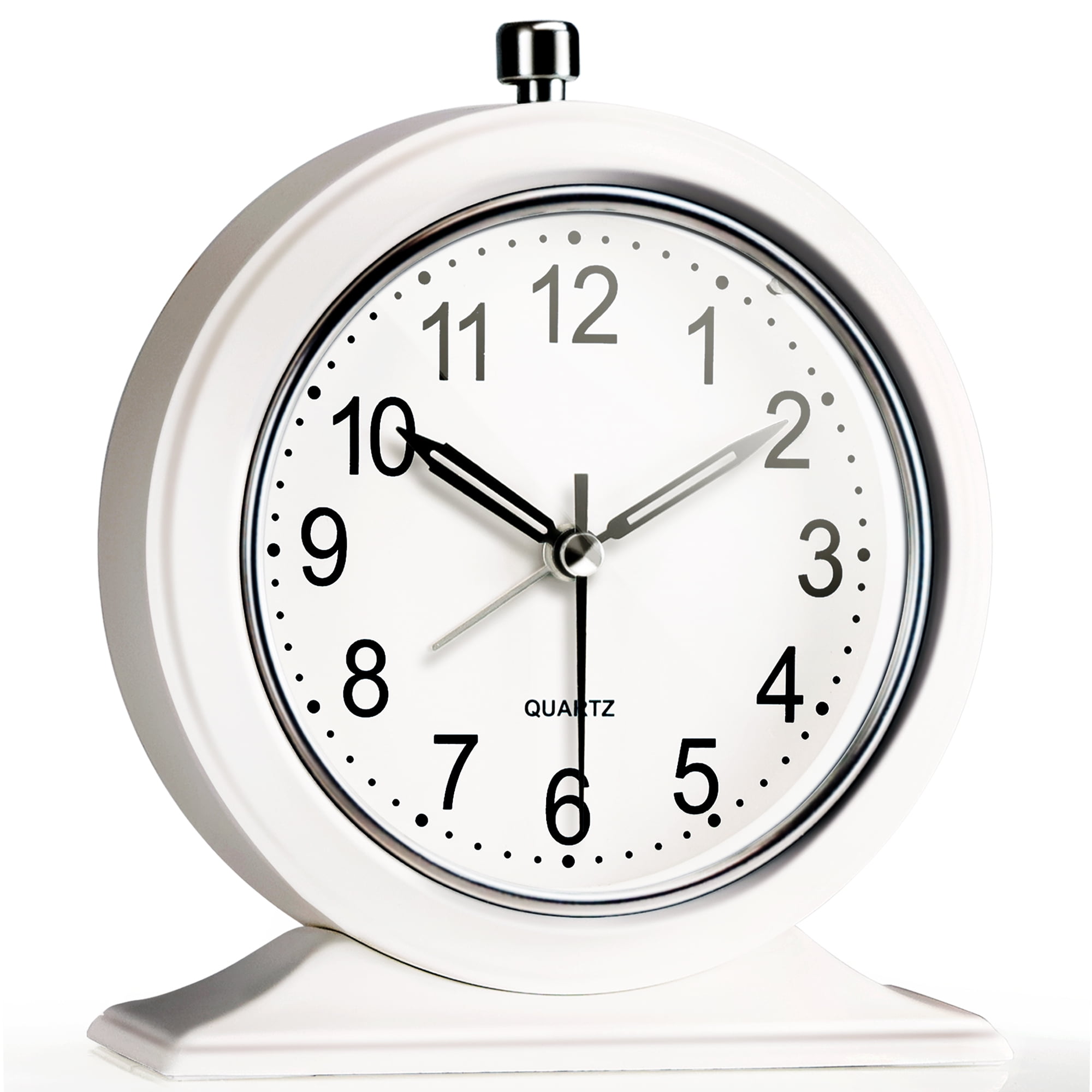 AYRELY Silent Small Desk Alarm Clock with Light Function, Vintage Metal ... AYRELY Silent Small Desk Alarm Clock with Light Function, Vintage Metal ...