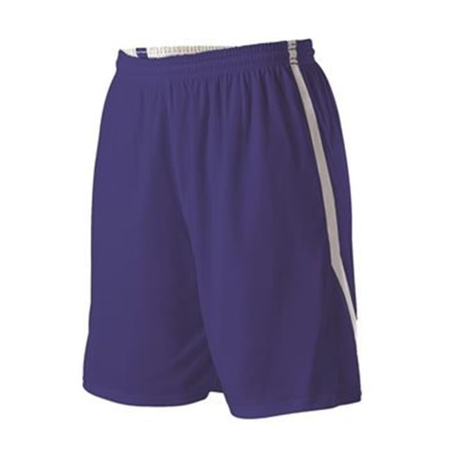 Alleson Athletic B04285524 Womens Reversible Basketball Shorts, Red ...