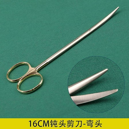Ophthalmic Stainless Steel Gold Handle Surgical Scissors Cosmetic ...