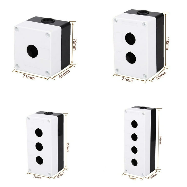 Mushroom Industrial Switches Waterproof Push Button Switch Box Push ...